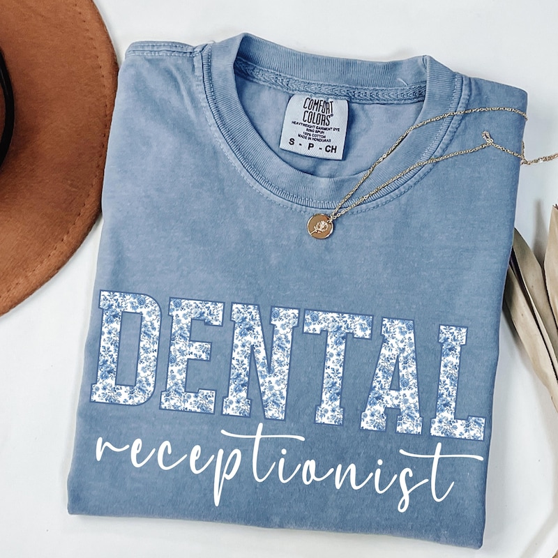 Dental Receptionist Crew - Etsy