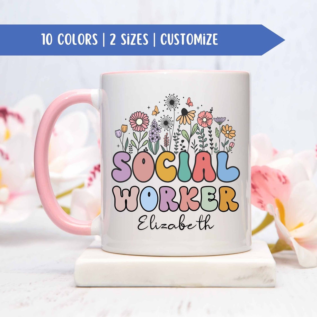 Custom Social Worker Mug, Social Worker Mug, Social Worker Mug for ...