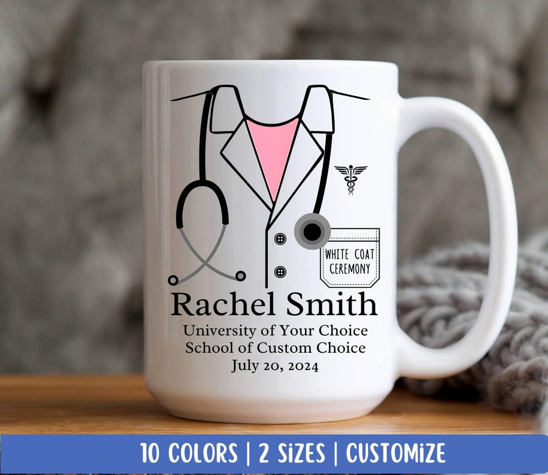 White Coat Ceremony Gift First White Coat Medical Student Pinning ...