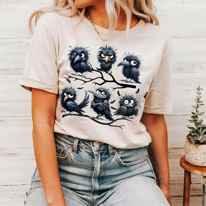 Raven Ladies Shirt - Etsy