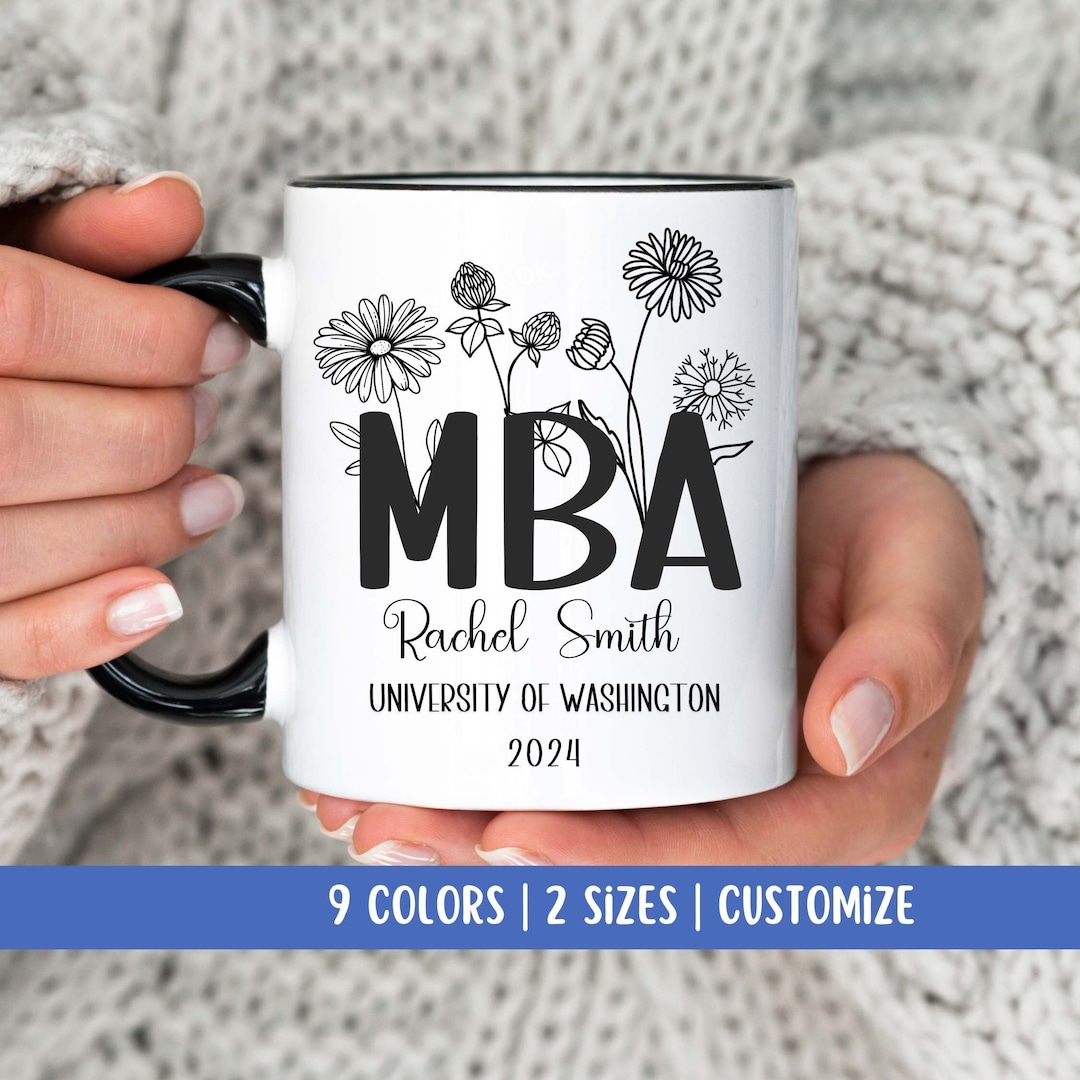 MBA Mug Personalize, MBA Gift, MBA Gift for Women, Customize Mba Name ...