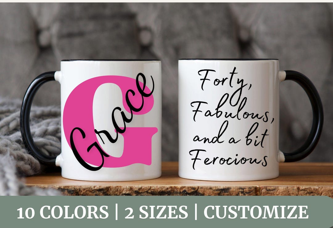 40th Birthday Gift, 40th Birthday Coffee Mug, Born in 1984, Forty ...