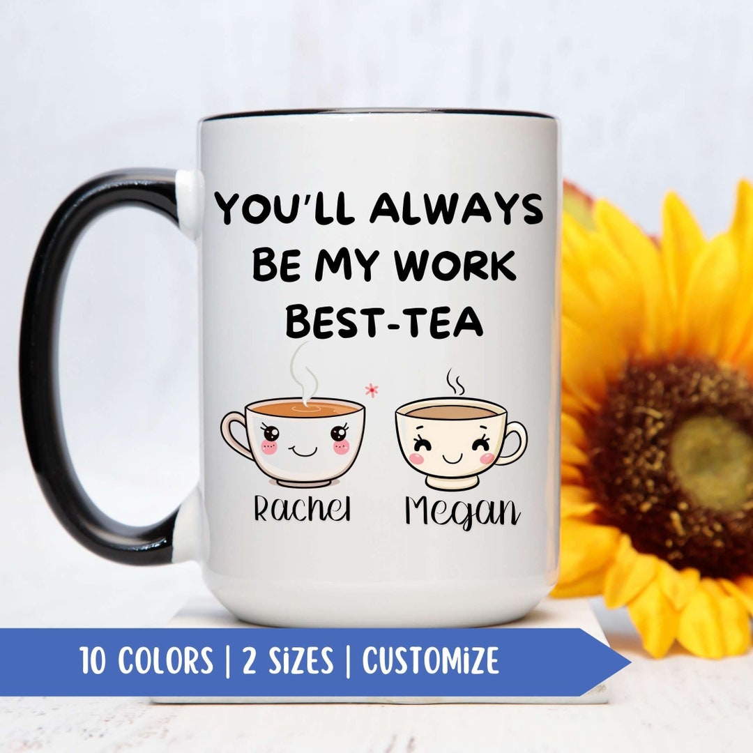 Personalized Work Bestie Gift, Coworker Leaving Gift, Custom Work ...