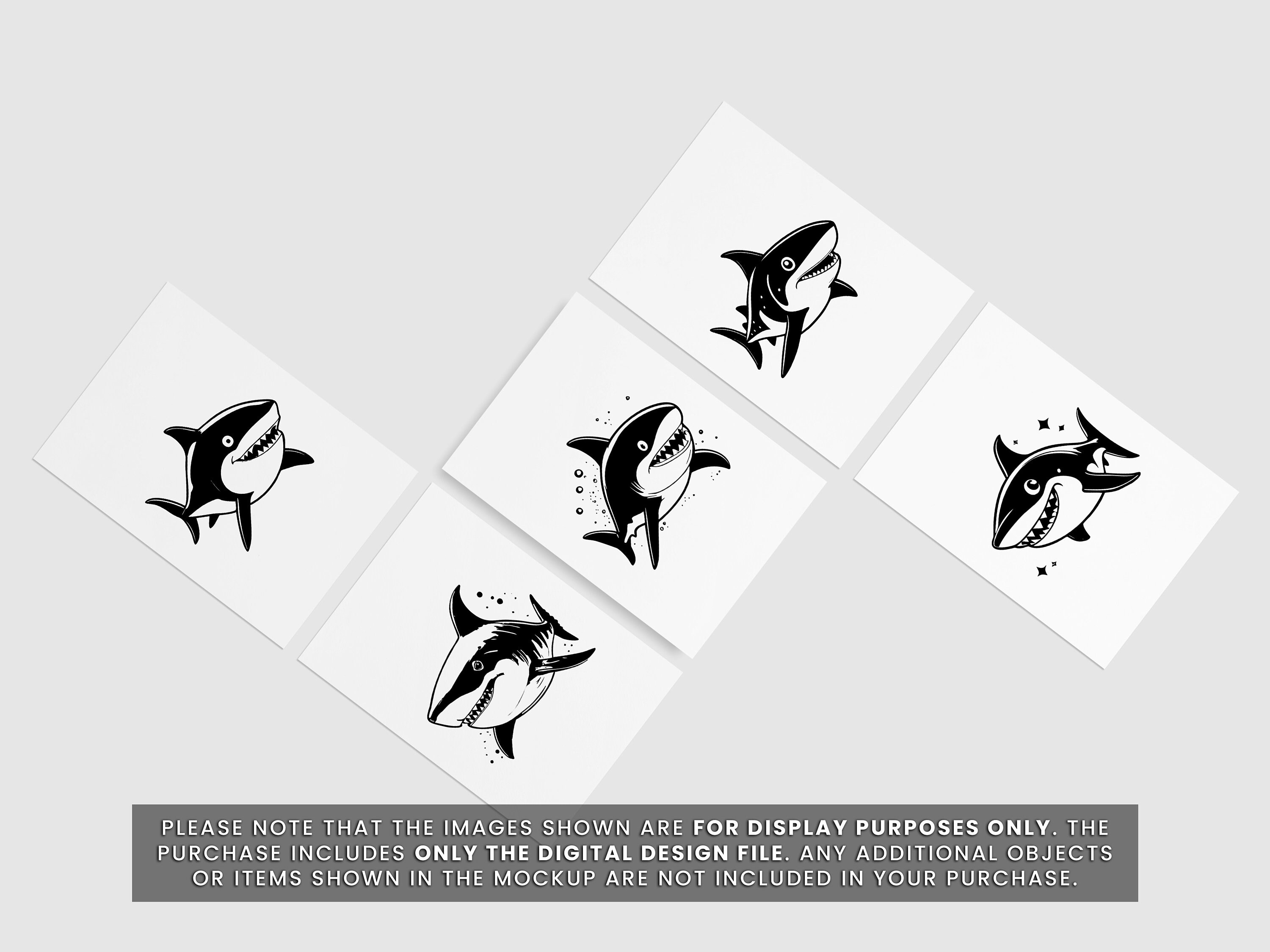 Shark Vector Bundle, Shark Svg, Shark Clipart, Clipart Svg Png Eps Dxf ...