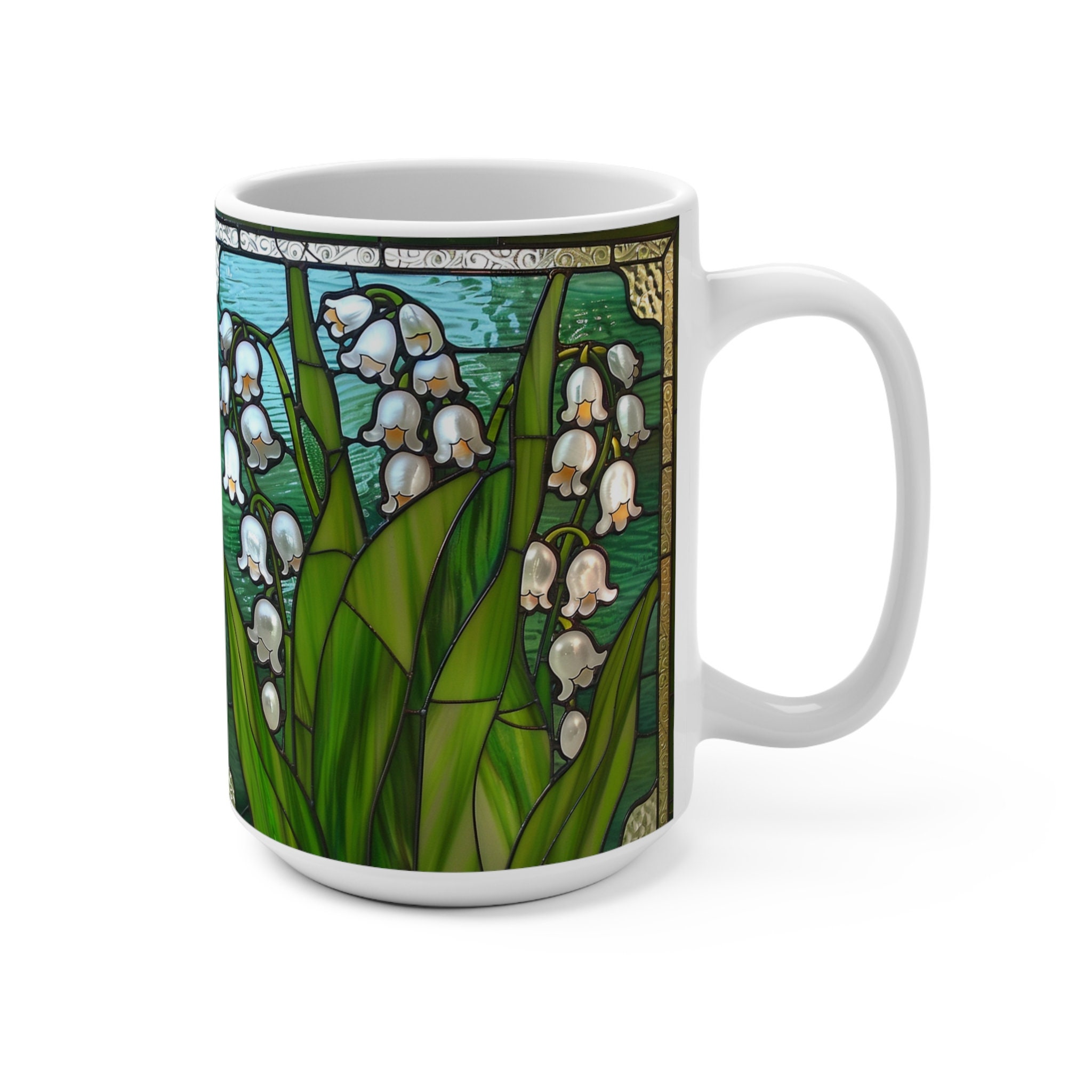 Stained Glass Lily of the Valley Mug 15oz POISONOUS FLOWERS - Etsy