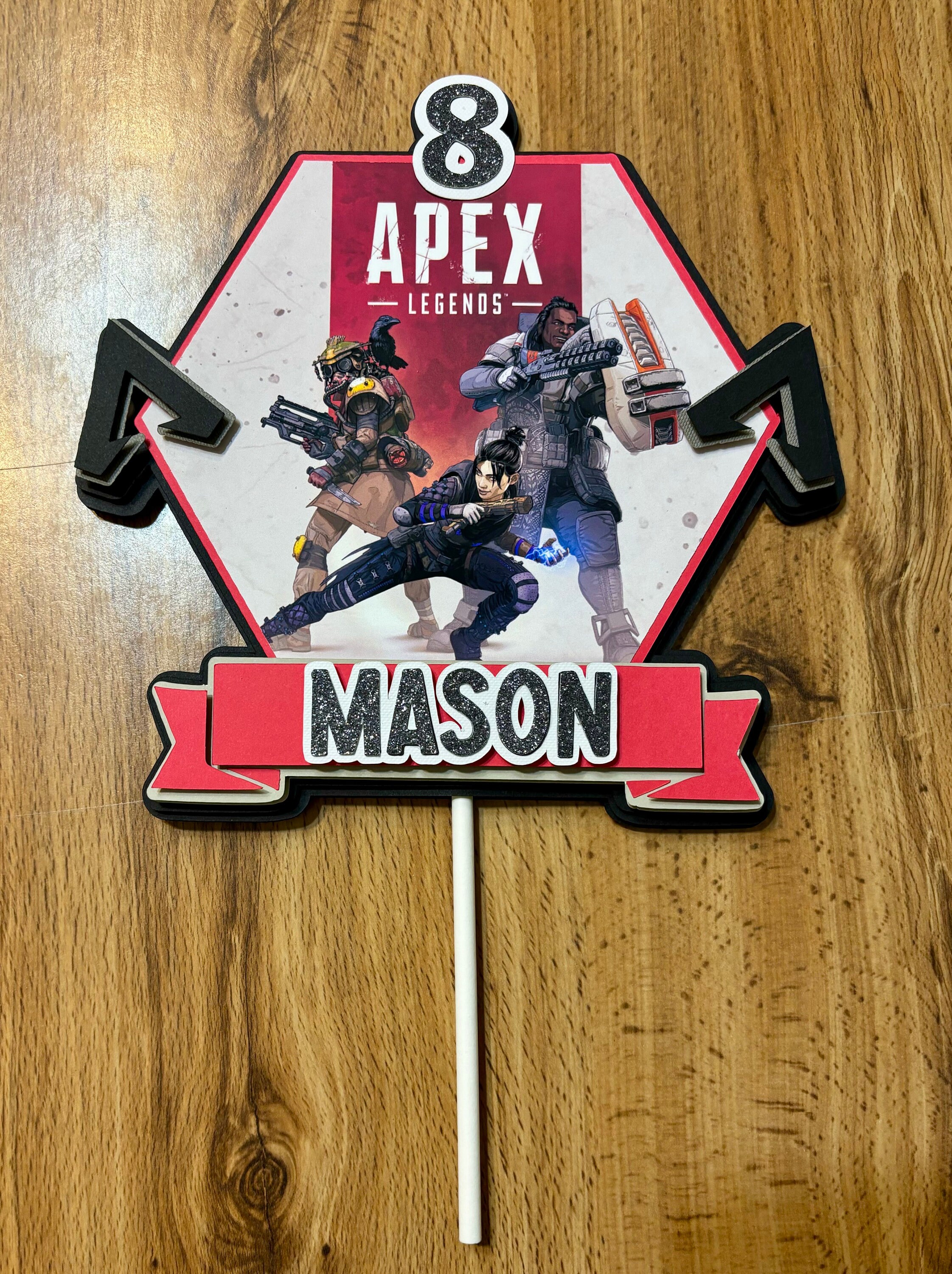 Custom Apex Legends Video Game Theme Birthday Party Cake Topper - Etsy