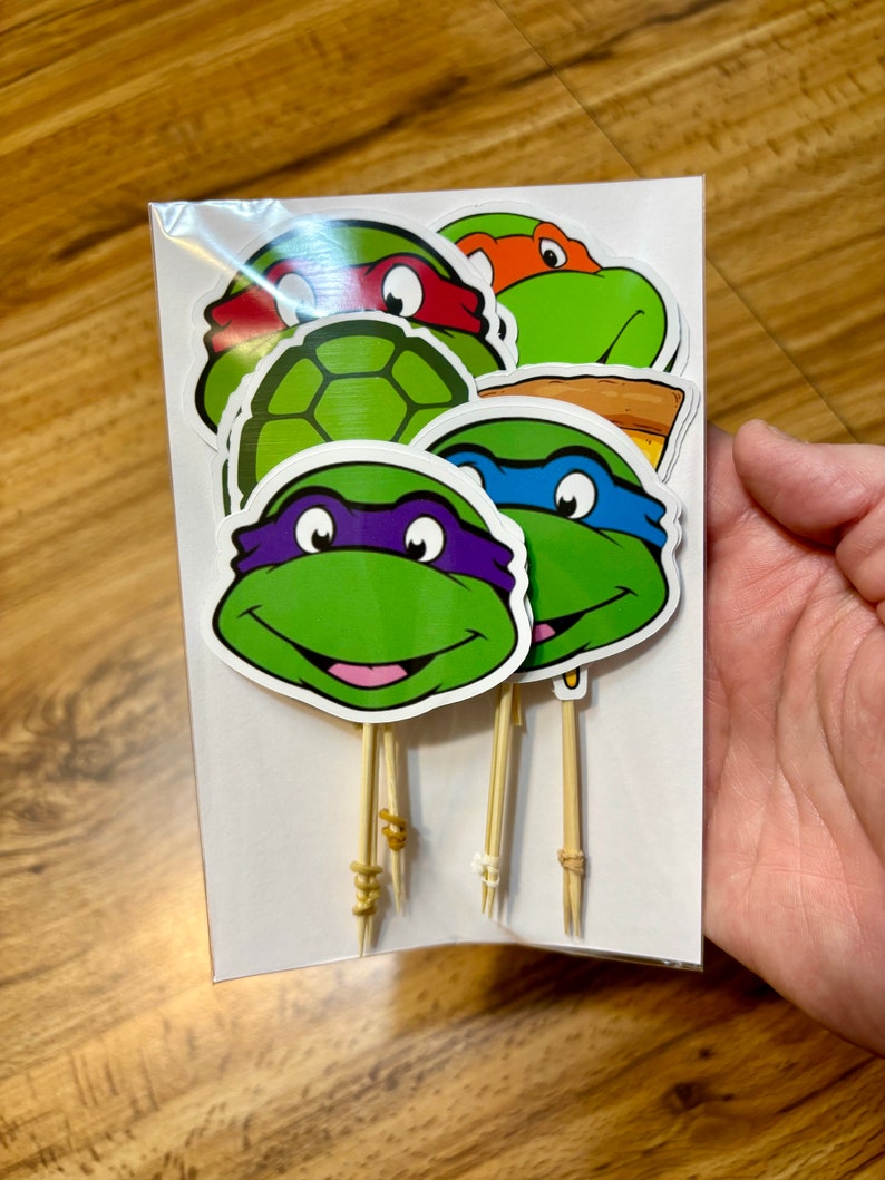 Karate Fighting, Green Turtles, Karate Ninja Cupcake Toppers - Etsy