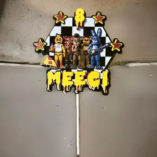Five Nights at Freddys Cake Topper - Etsy
