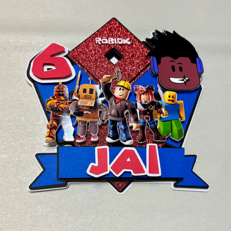Roblox Cake Topper - Etsy