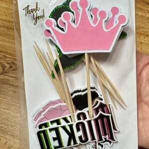 Wicked Witch and Princess Crown Cupcake Toppers - Etsy