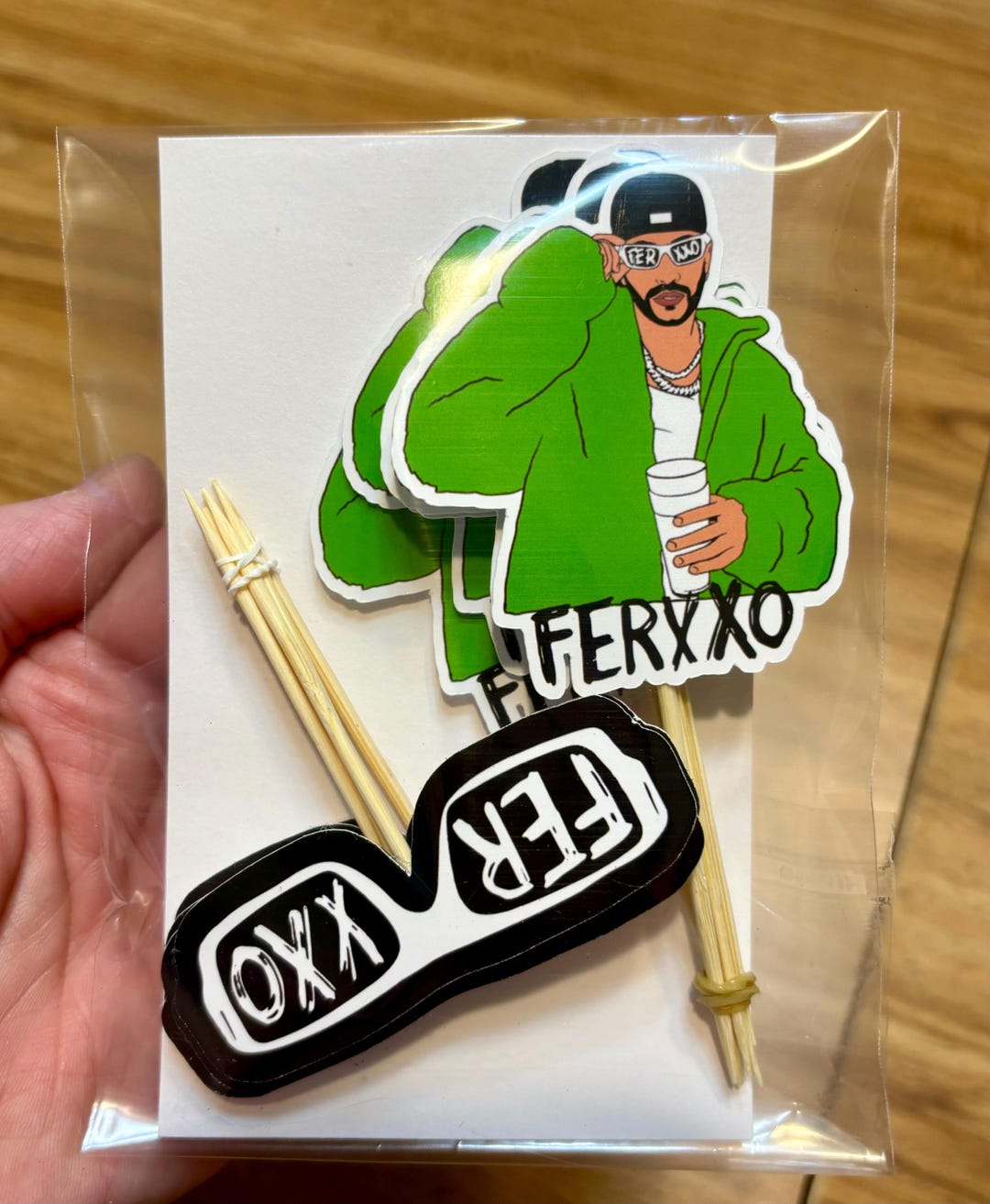 Feid Ferxxo Cardstock Birthday Celebration Cupcake Toppers - Etsy