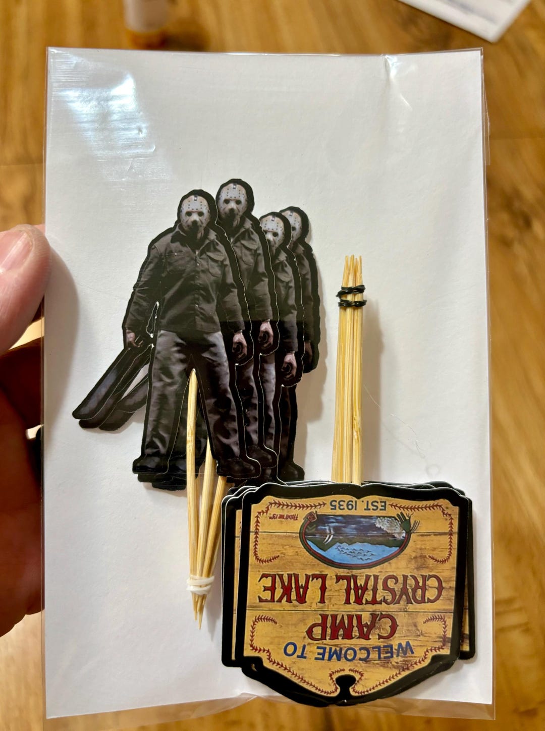 Halloween Jasón Creepy Cupcake Toppers Party Decor - Etsy