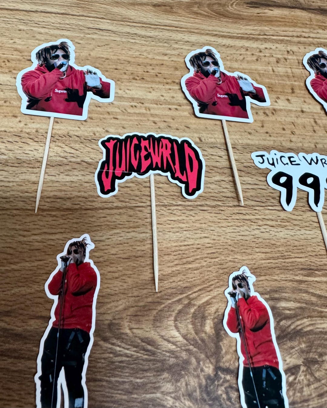 Juice Wrld 999 Birthday Party Cupcake Toppers - Etsy