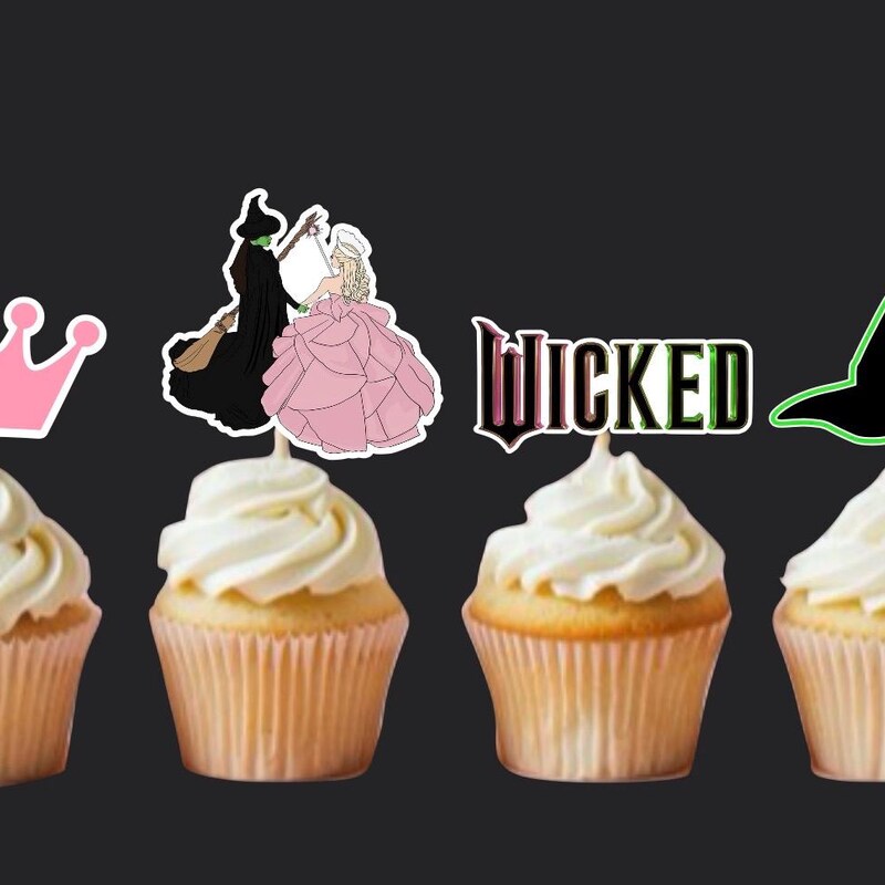 'wicked' Cake Topper - Etsy UK