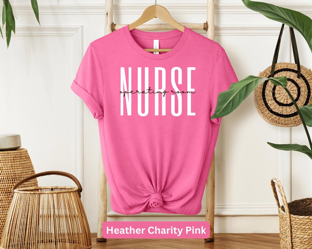 Operating Room Nurse T-shirt: OR Nurse Tee, Surgical Staff Shirt, Scrub ...