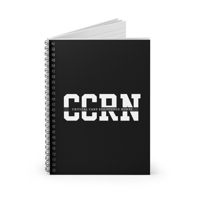 CCRN Exam Prep Spiral Notebook: Critical Care Nurse Ruled Line Study ...