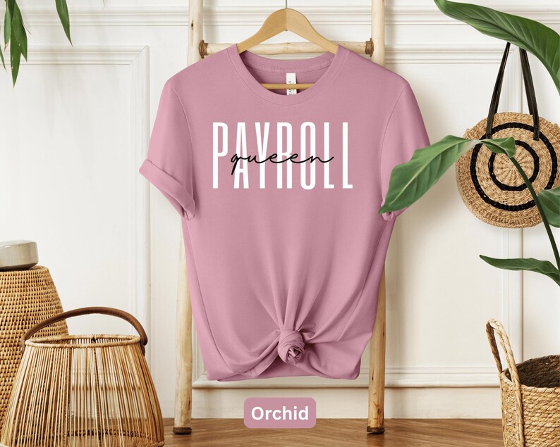 Payroll Queen T-shirt: Finance Apparel, Accountant Gift - Etsy