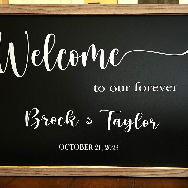Chalkboard Welcome - Etsy