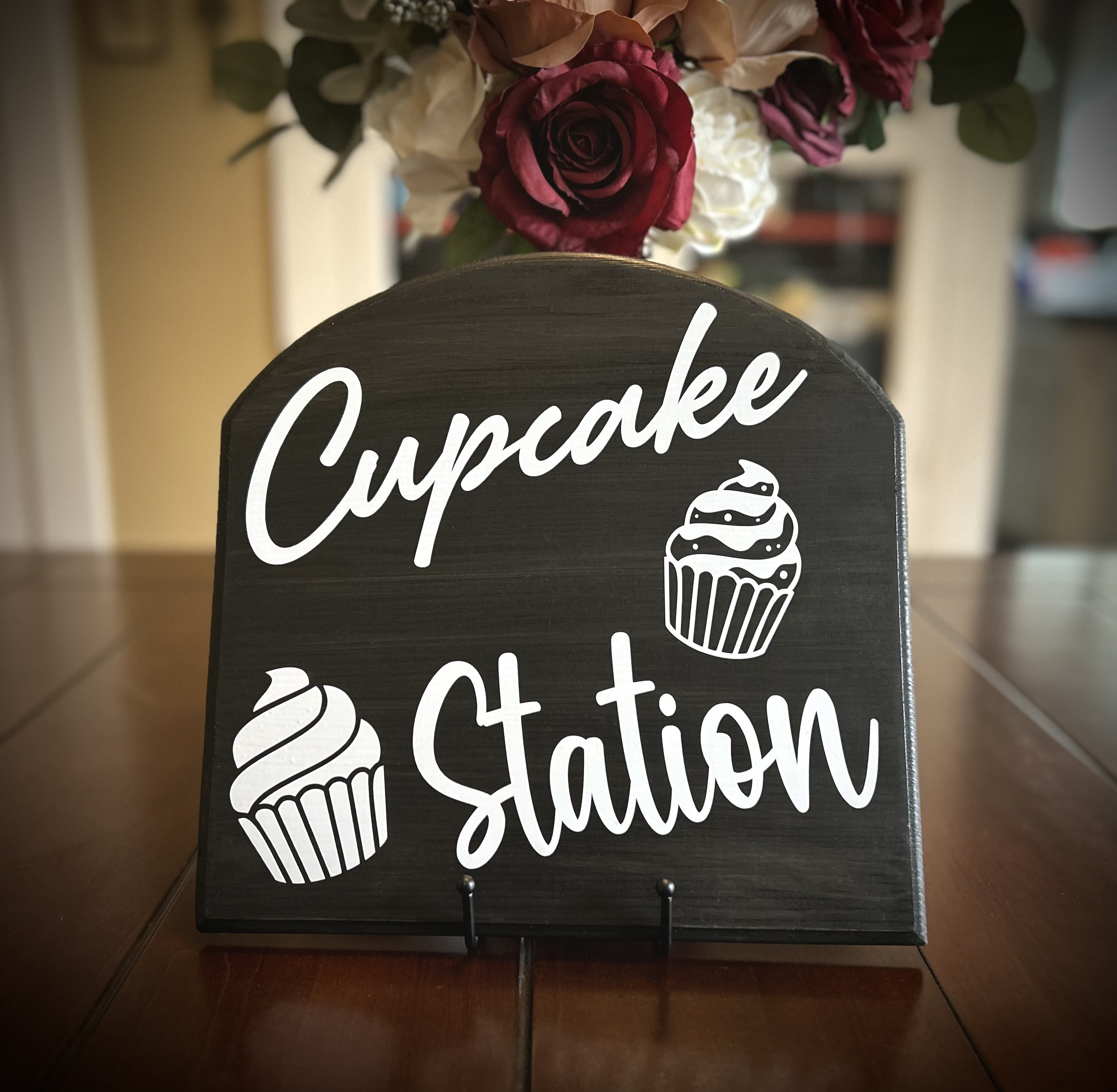 Dessert Sign, Arched Dessert Sign, Cupcake Sign, Party Dessert Sign ...