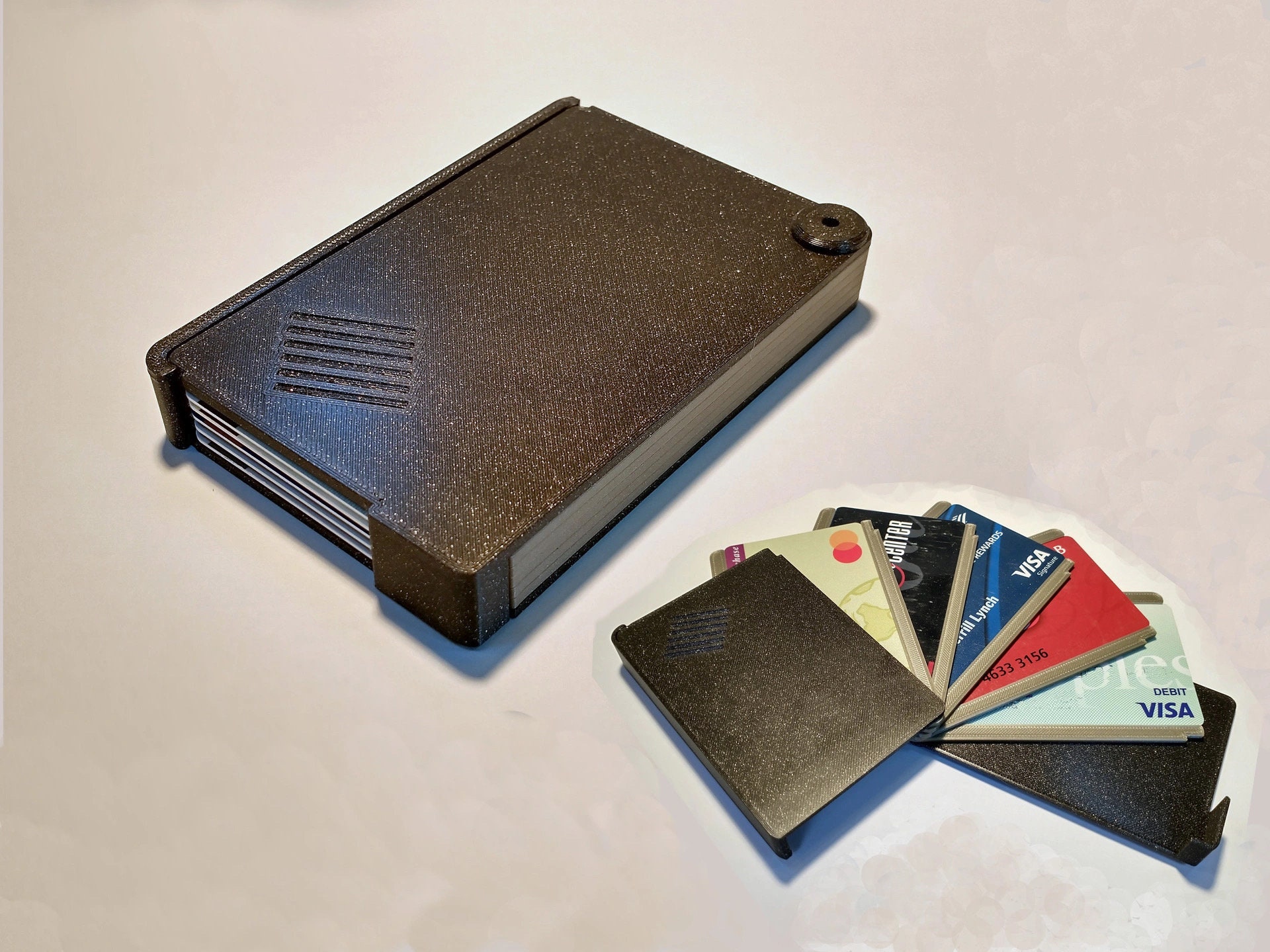 3D Printed Fan-out Card Wallet - Etsy