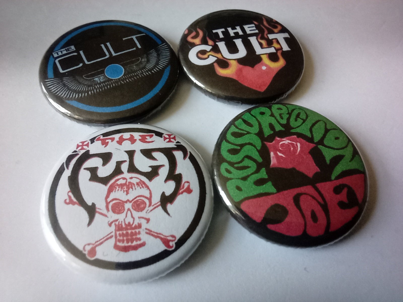 The Cult - Badge Set - Poxy Music - POX071 - Etsy UK