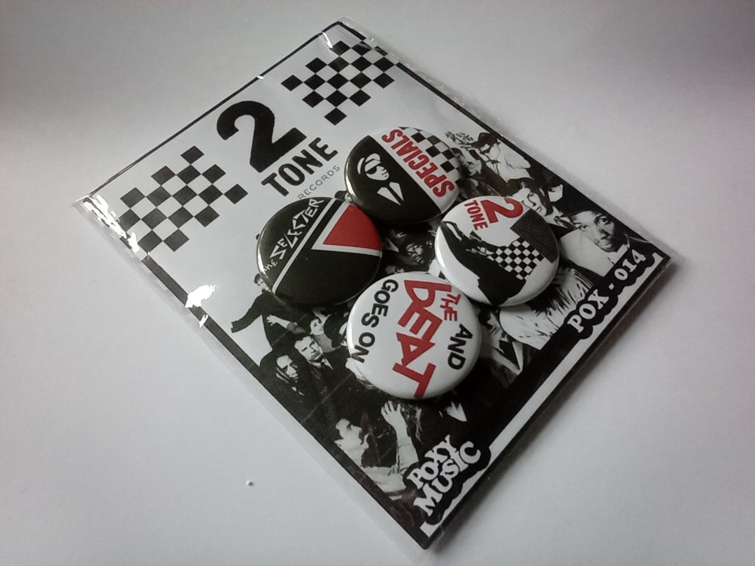 2 Tone Records Badge Set the Specials the Beat the Selecter Poxy Music ...