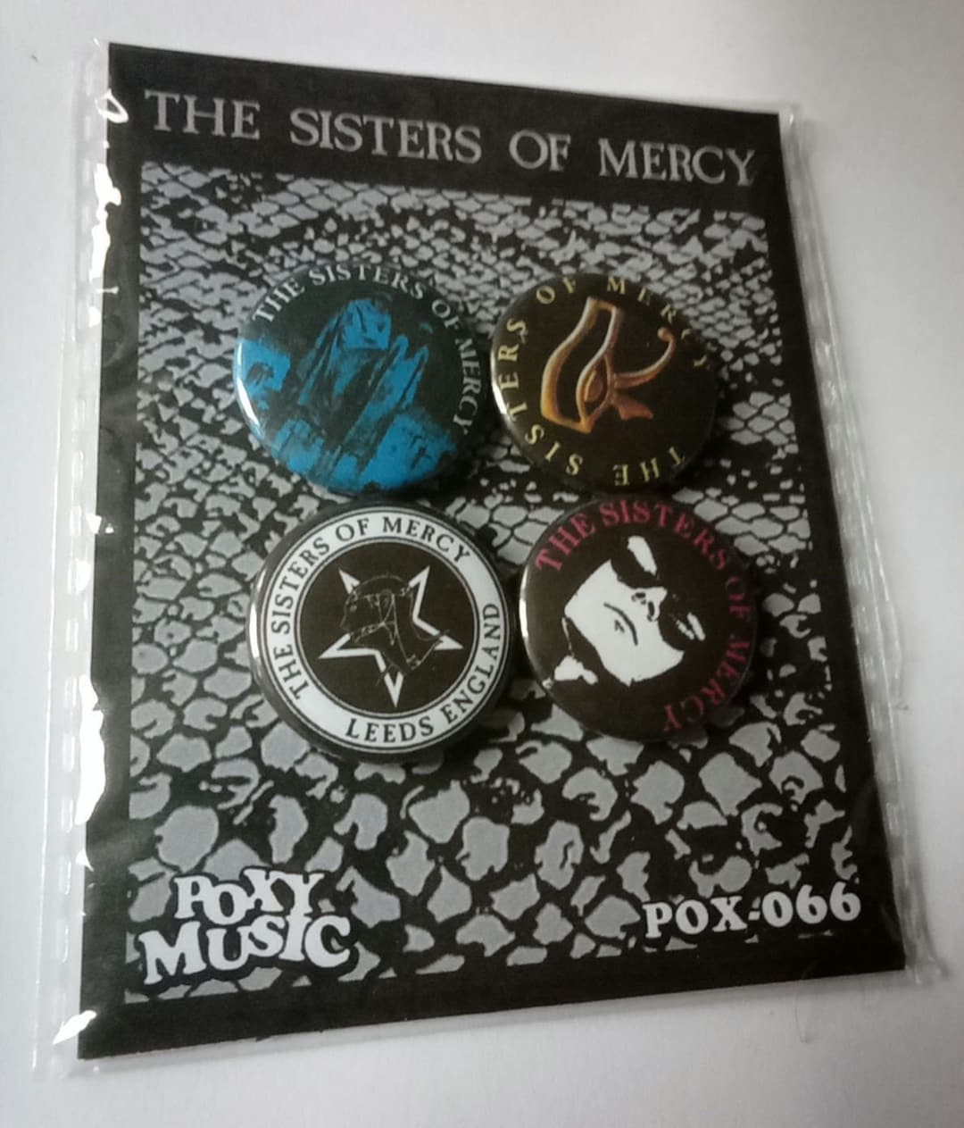 The Sisters of Mercy - Badge Set - Poxy Music - POX066 - Etsy UK