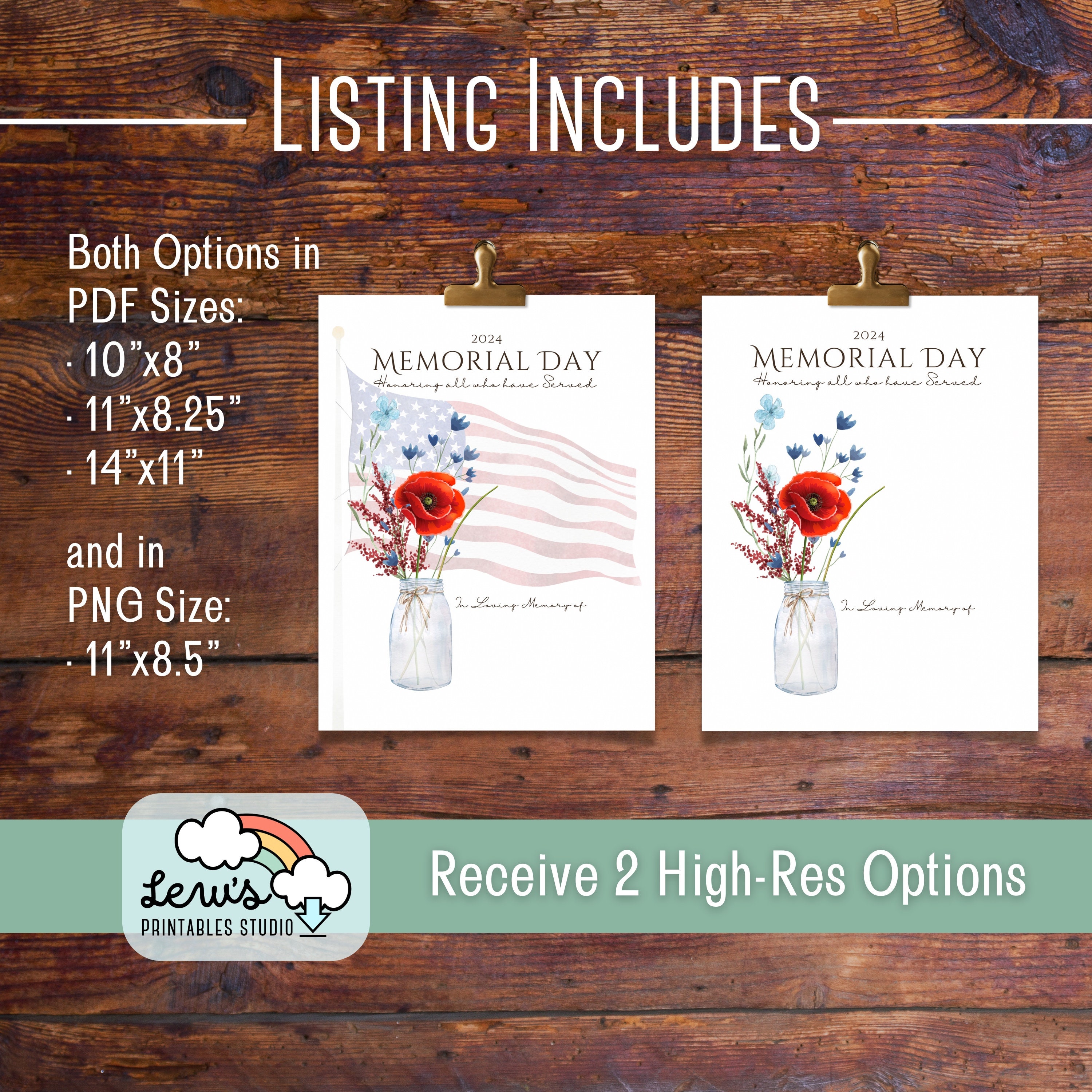 PRINTABLE Memorial Day Handprint Art in Loving Memory DIY Card Keepsake ...