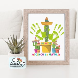 PRINTABLE Cinco De Mayo Child’s Handprint Art Craft | Mexican Culture ...