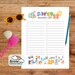 PRINTABLE Summer Bucket List | School Break Vacation Goals Ideas ...