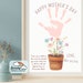 PRINTABLE Christian Mothers Day Flowers Handprint Art Craft DIY Child ...