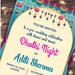 Dholki Invitation 5x7, Editable Colorful Invitation for Dholki Night ...