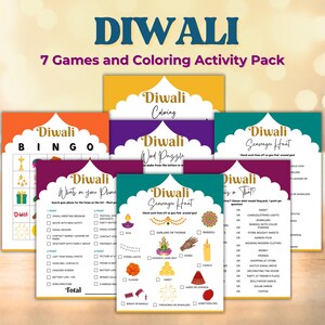 Diwali Games Bundle, Diwali Games and Activity for Kids, Diwali Games ...