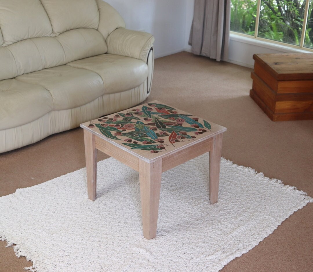Gum Leaves Living Room Table Handmade Native Timber Table Epoxy ...