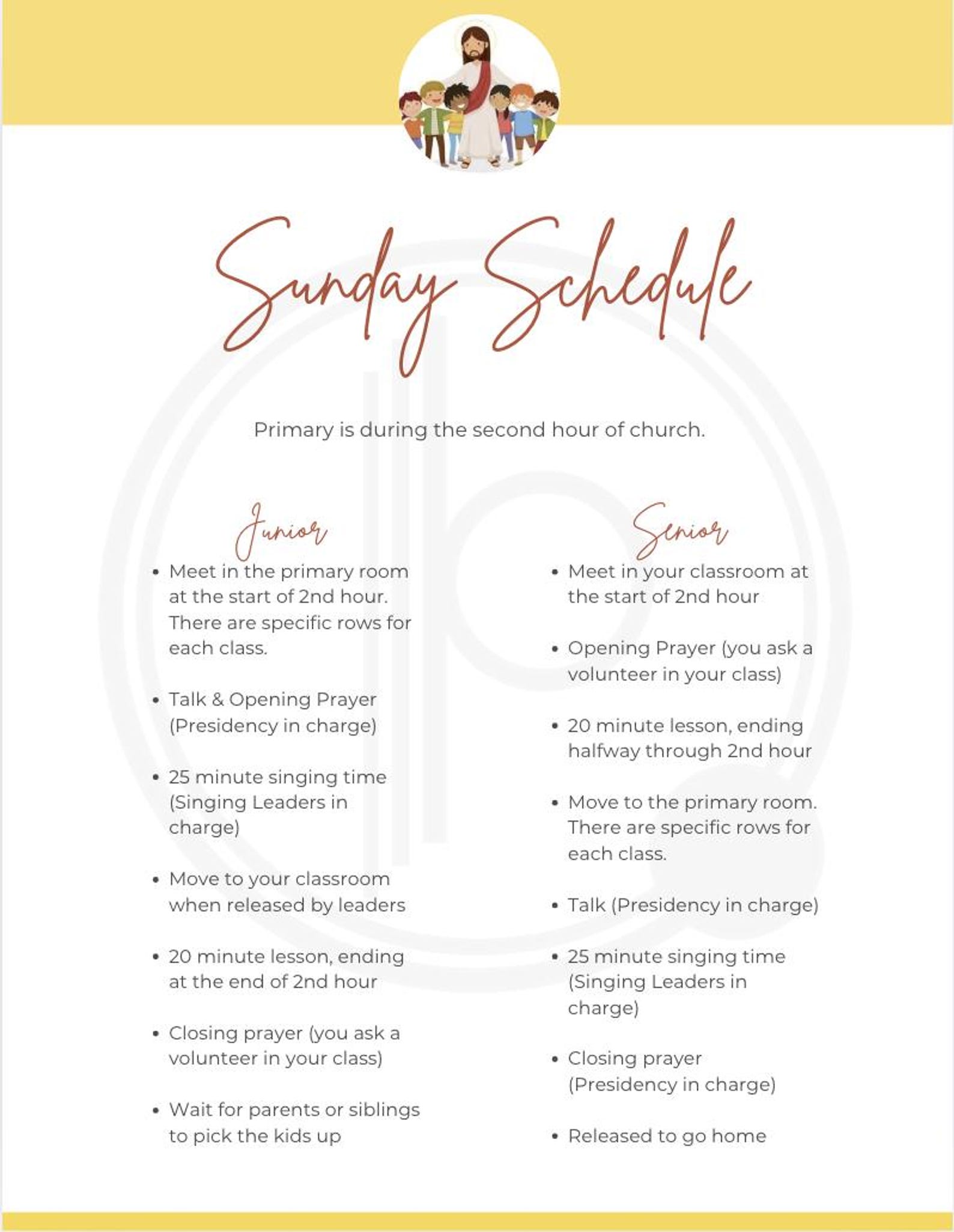 Primary Teacher Welcome Packet Editable LDS Primary Teacher Welcome ...