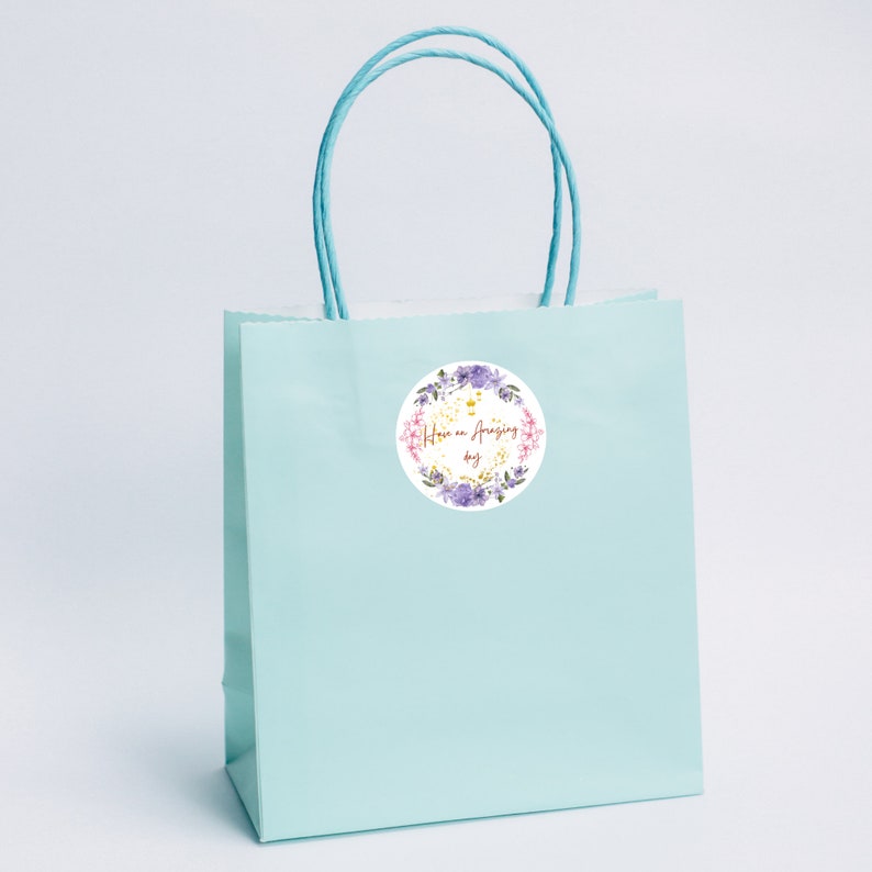 Printable Digital Circle Sticker - Etsy