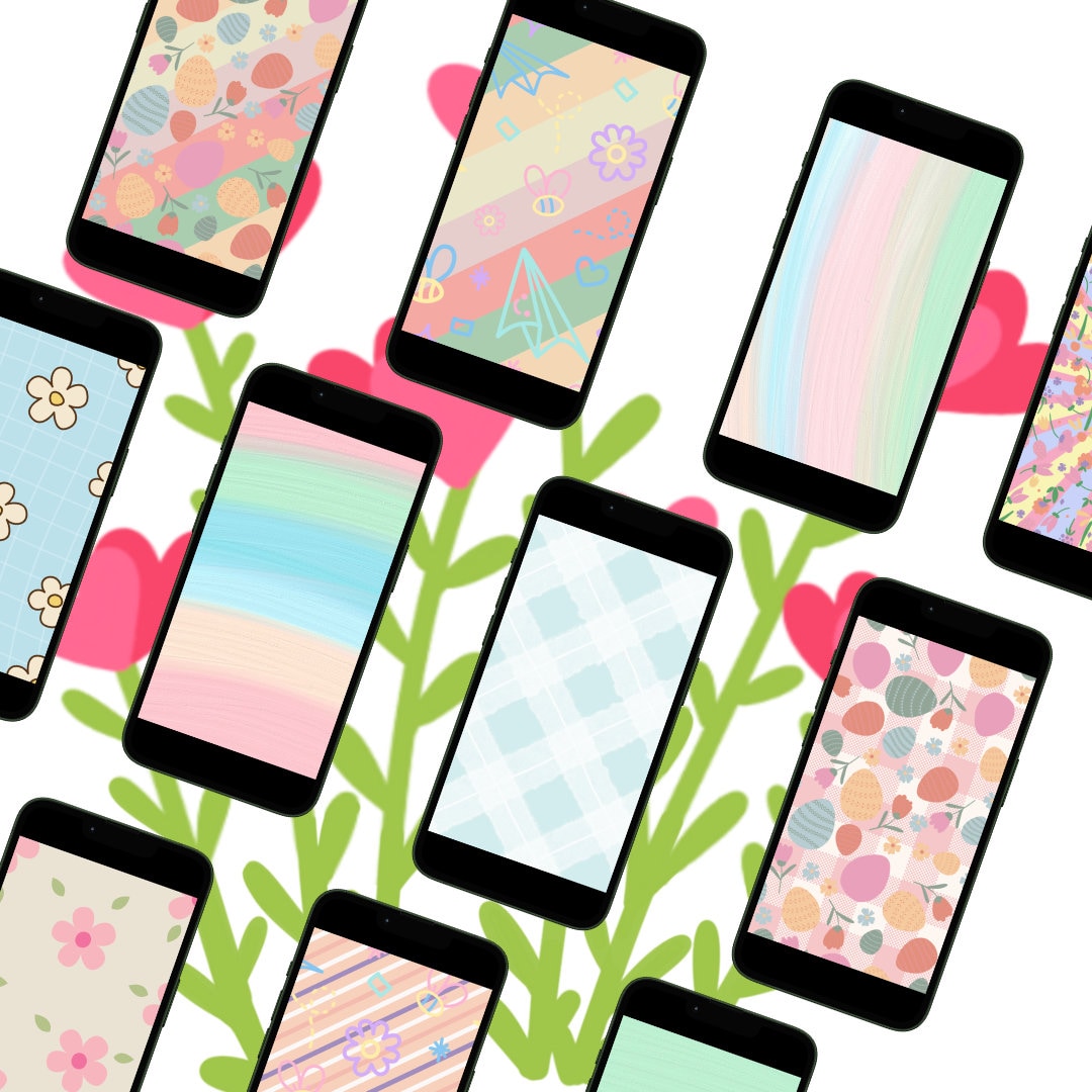 Spring Themed Phone Wallpapers ~ 30 Designs and Variants - Colorful ...