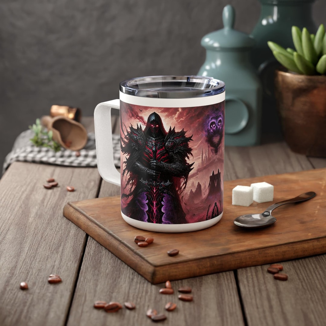 Oathbreaker Paladin Design Mug, , Fantasy Coffee Cup, RPG Gamer Gift ...