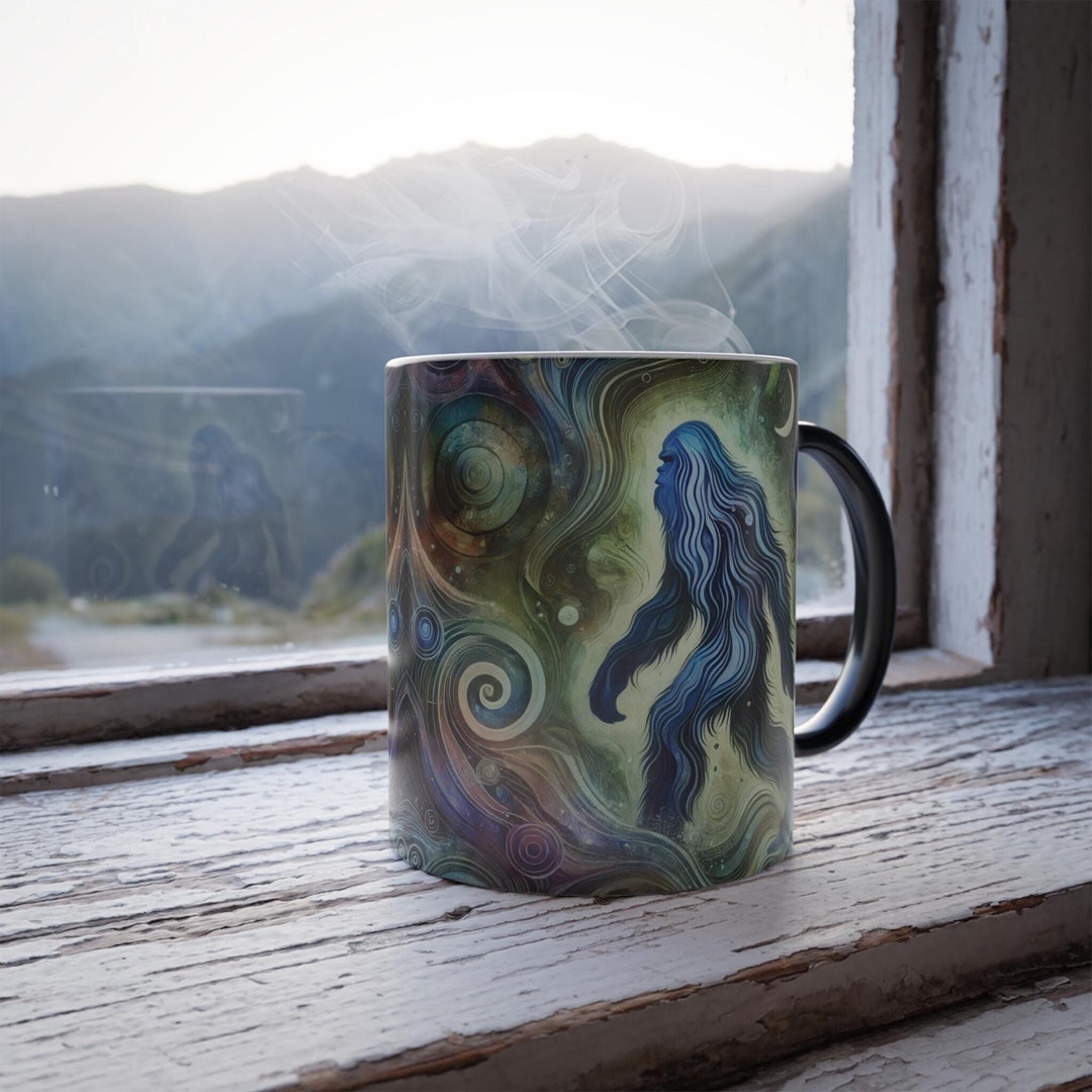 Color Changing Mug, Yeti Coffee Cup, Sasquatch Lover, Yeti Tea Mug ...