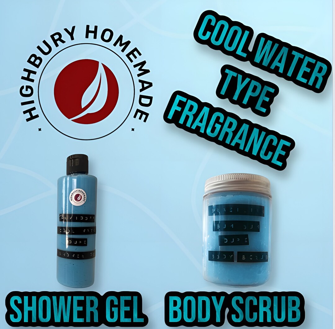 Organic Skincare for Men Cool H20 TYPE Fragrance Impression Body Wash ...