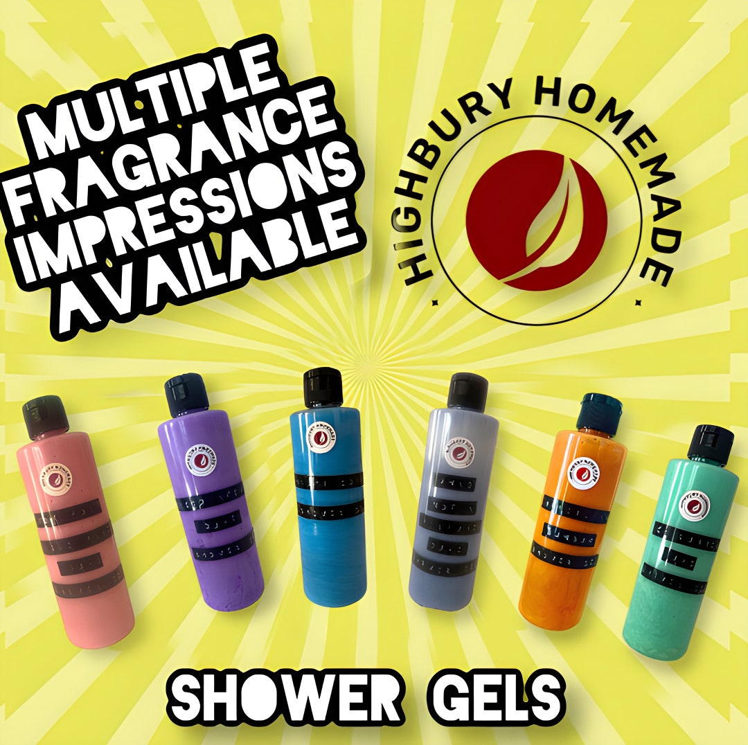 Designer TYPE Fragrance Impressions for Organic Shower Gels / Vegan ...