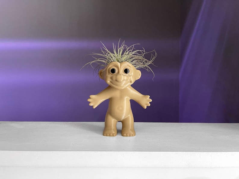 Vintage Troll Doll Inspired Air Plant Holder - Etsy