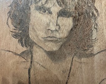 Jim Morrison Hand-pulled Relief Print Linocut the Doors - Etsy