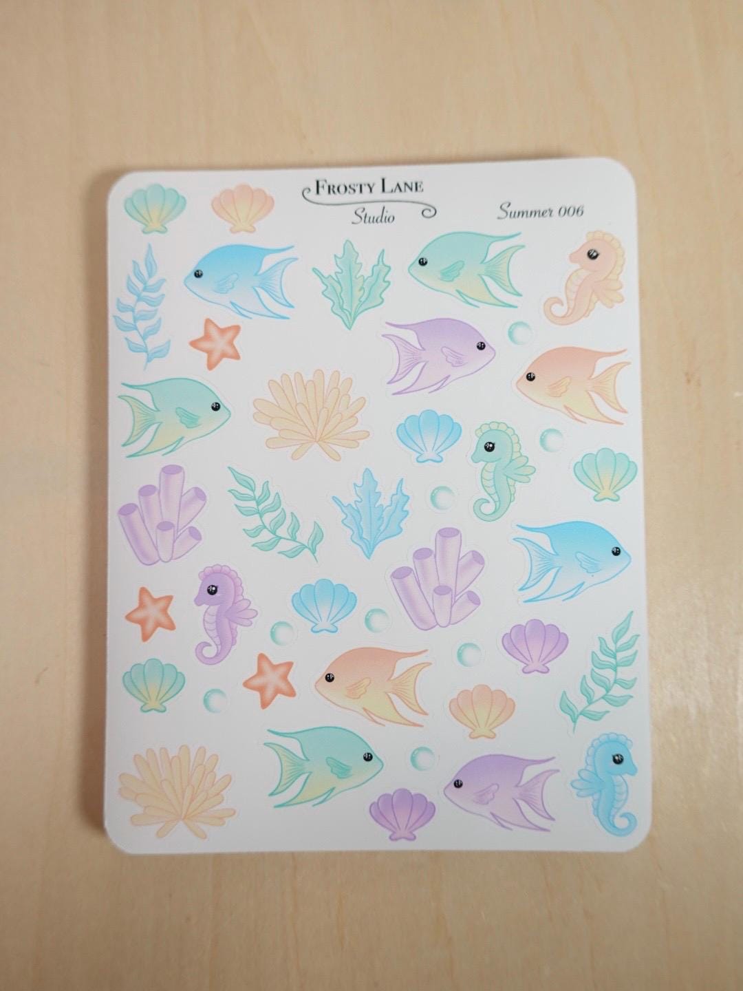 Summer Under the Sea Sticker Sheet Collection , Spring Sticker Perfect ...