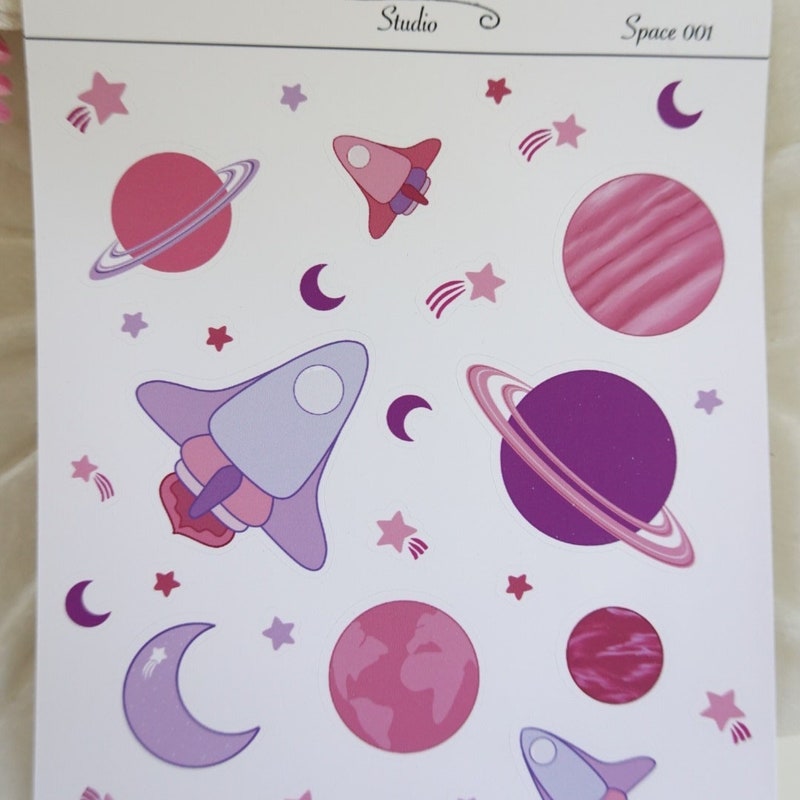 Space Stickers - Etsy