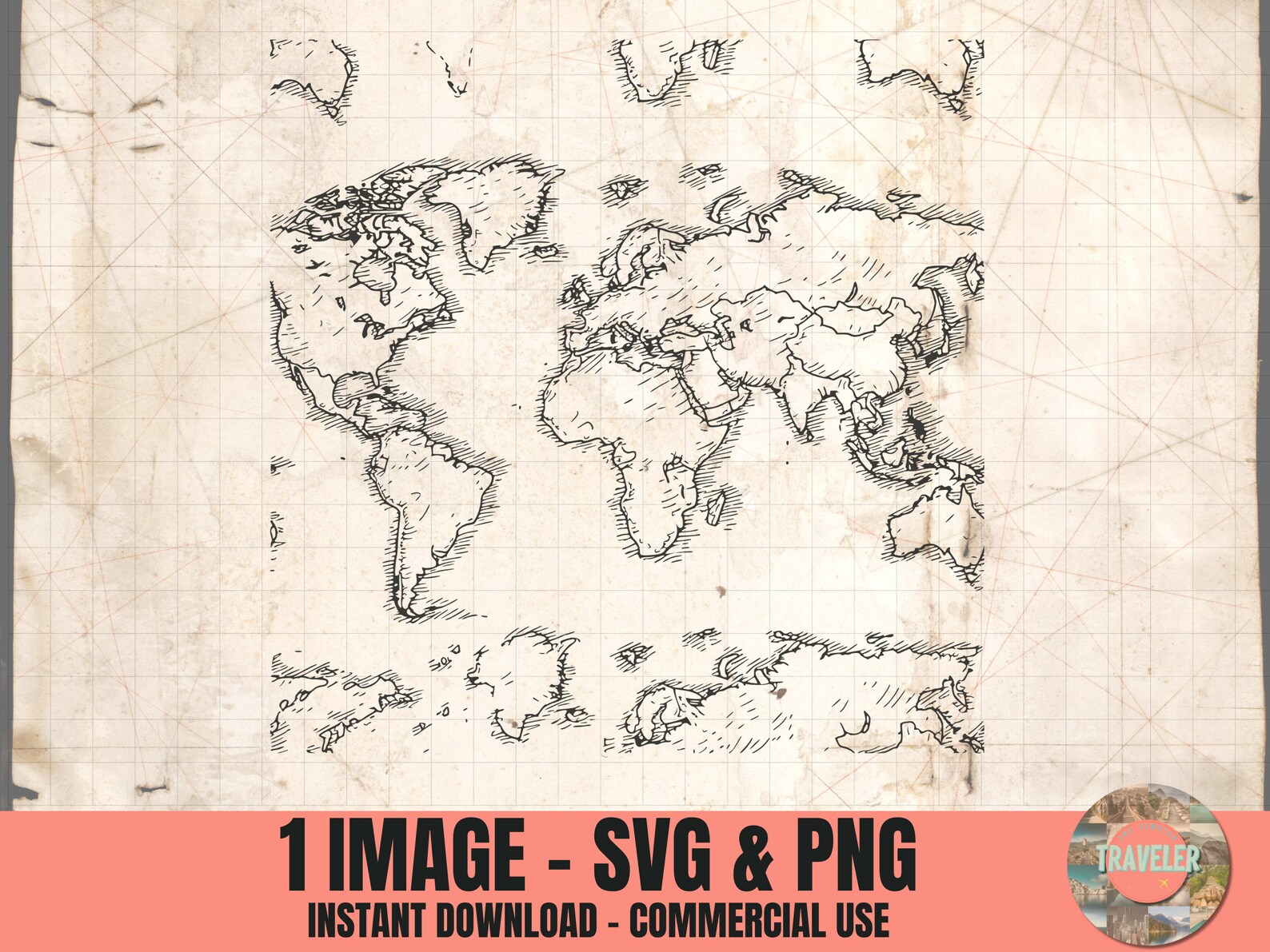 World Map SVG, Map SVG, Map Silhouette, Map Outline, World Map Outline ...
