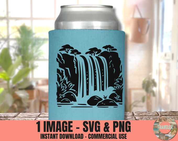 Waterfall SVG, Waterfall DXF, Waterfall PNG, Waterfall Clipart ...