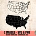 US Map Svg, USA Map Svg, USA Map Vector, Usa Map, United States Map ...