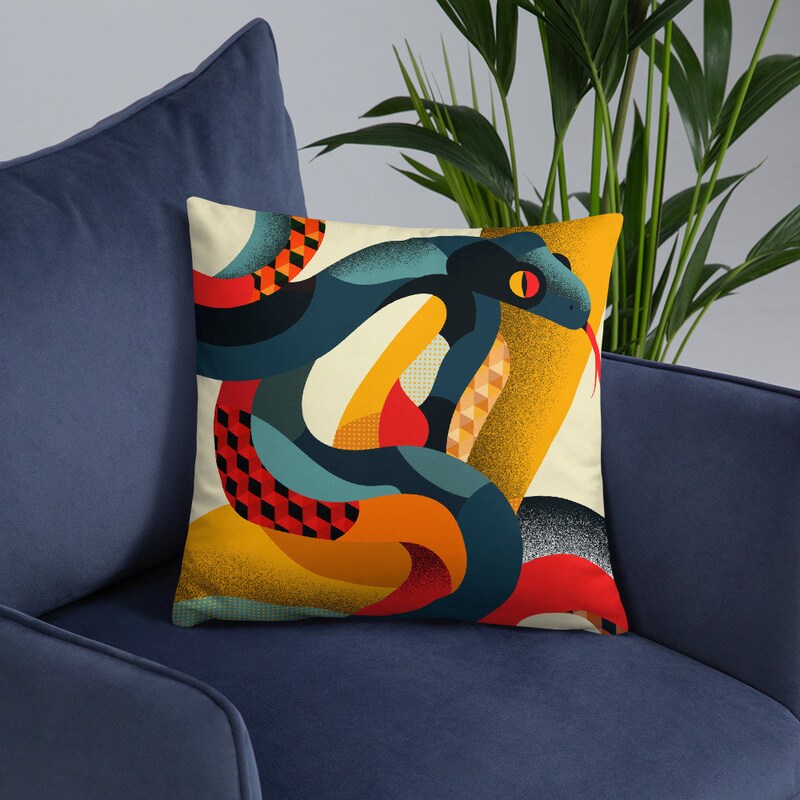 Snake Pillow - Etsy