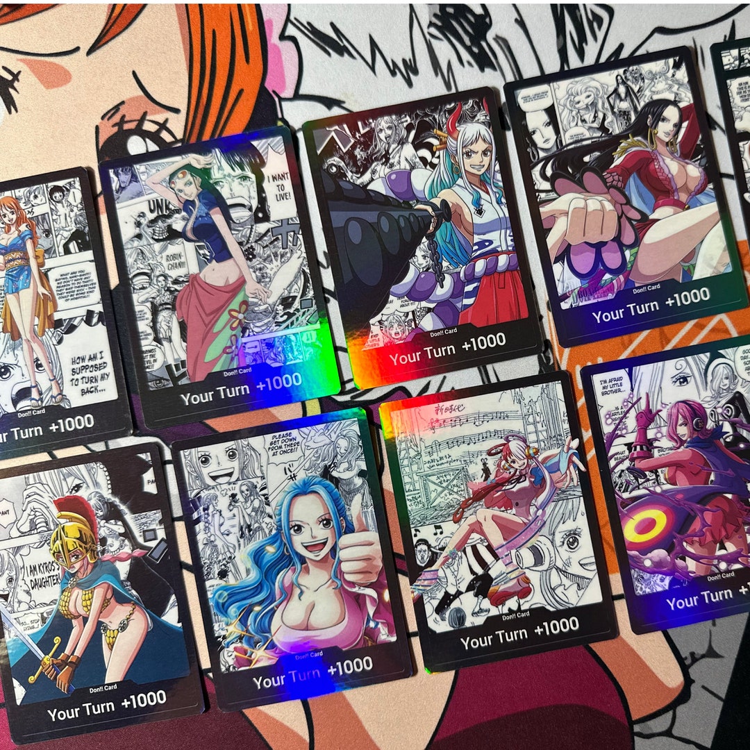 Custom Waifu Manga DON Set OPTCG Holographic Handmade Custom Proxy - Etsy